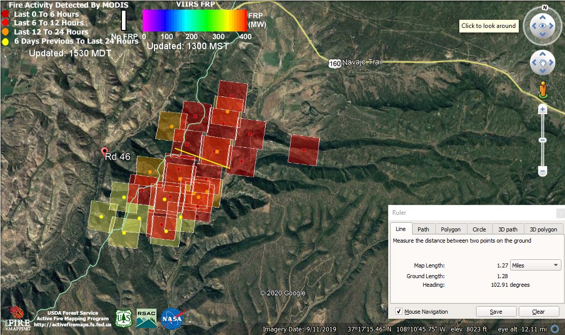 Afternoon East Canyon Fire Update 160 Is Closing – Durango Weather Guy