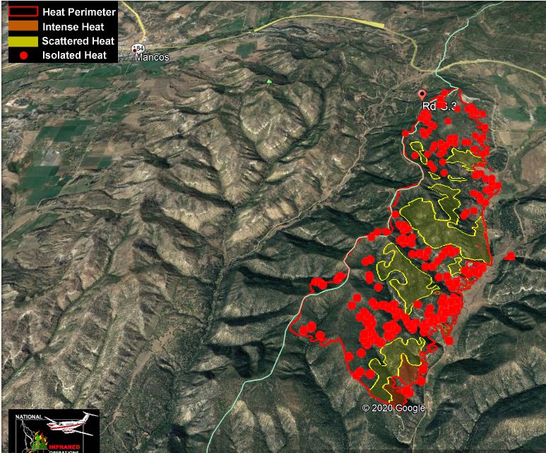 Thursday Morning Update-Fire At 2860 Acres – Durango Weather Guy