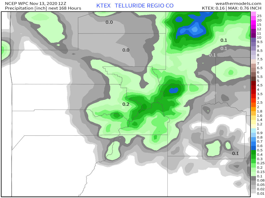 Snow For Telluride On Saturday – Durango Weather Guy