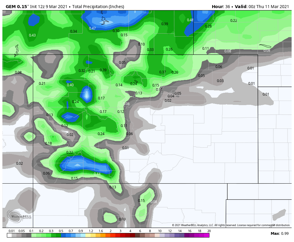 Tuesday Update–Snow Tonight – Durango Weather Guy