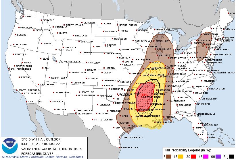 Wednesday’s Severe Storm Outlook – Durango Weather Guy