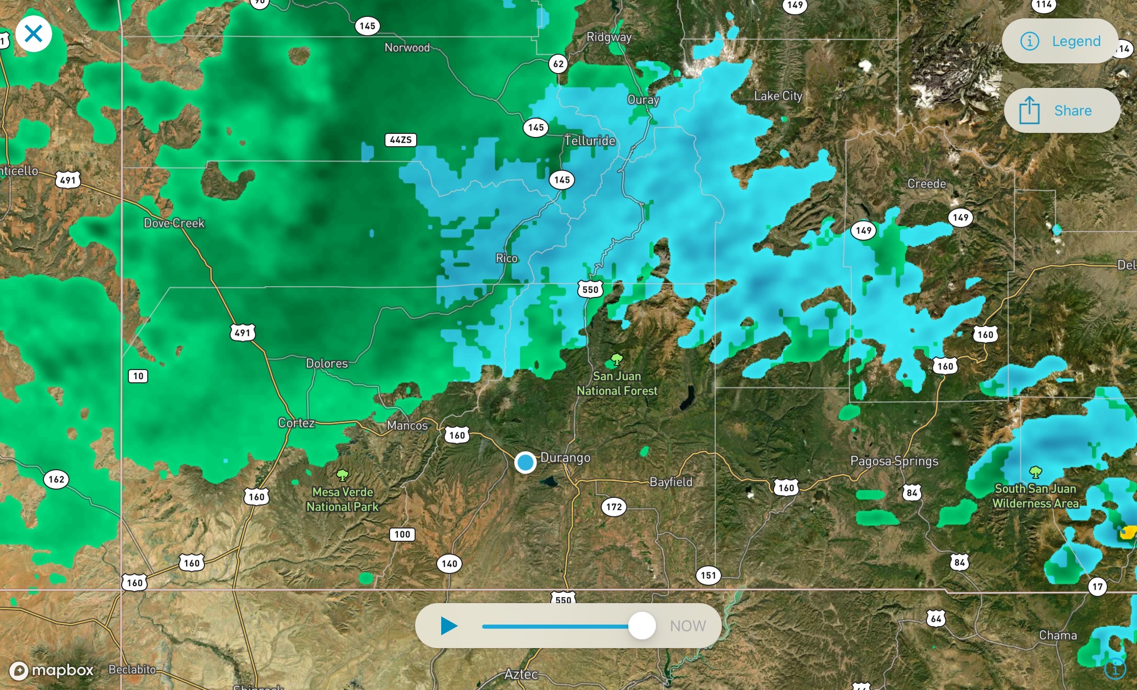 Sunday Early Morning Storm Update – Durango Weather Guy