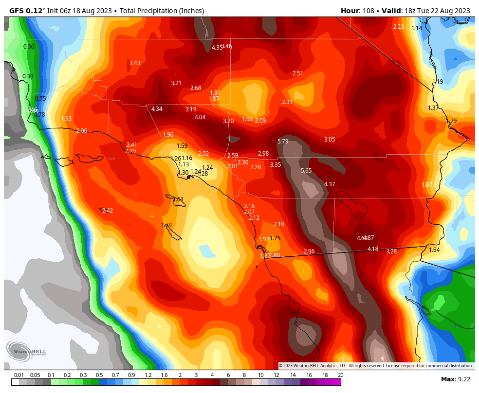 Friday Update–Weekend Outlook Tracking Hilary & Another Look At Winter ...