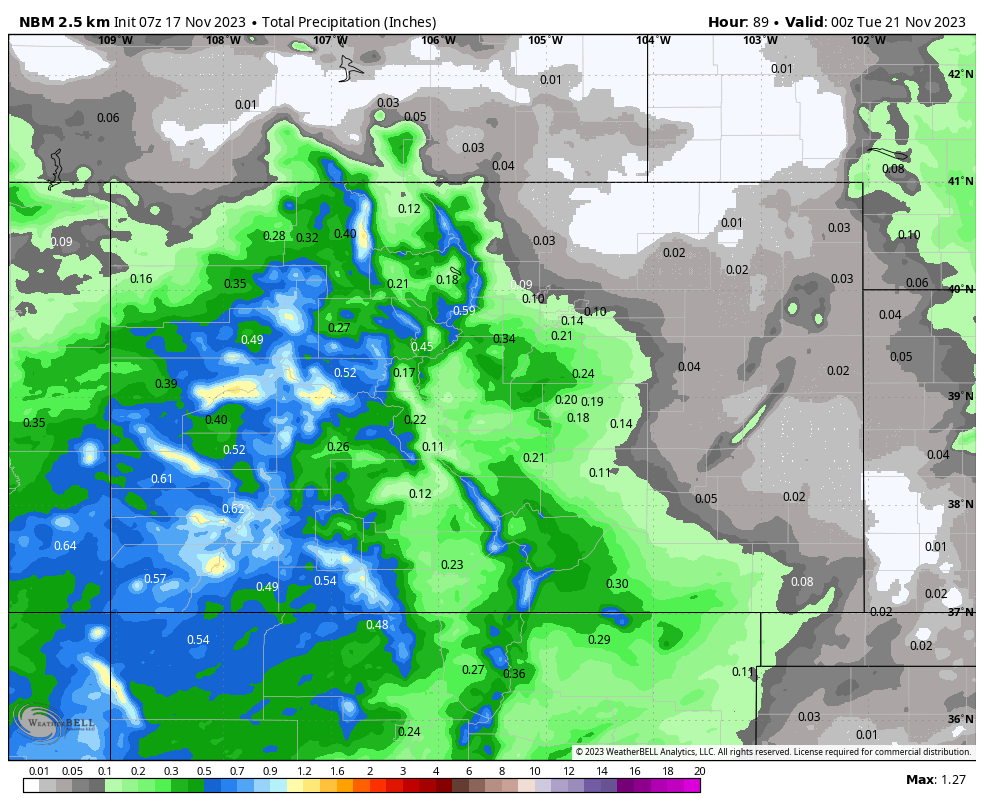 Friday Morning Update: Weekend Model Mayhem – Durango Weather Guy
