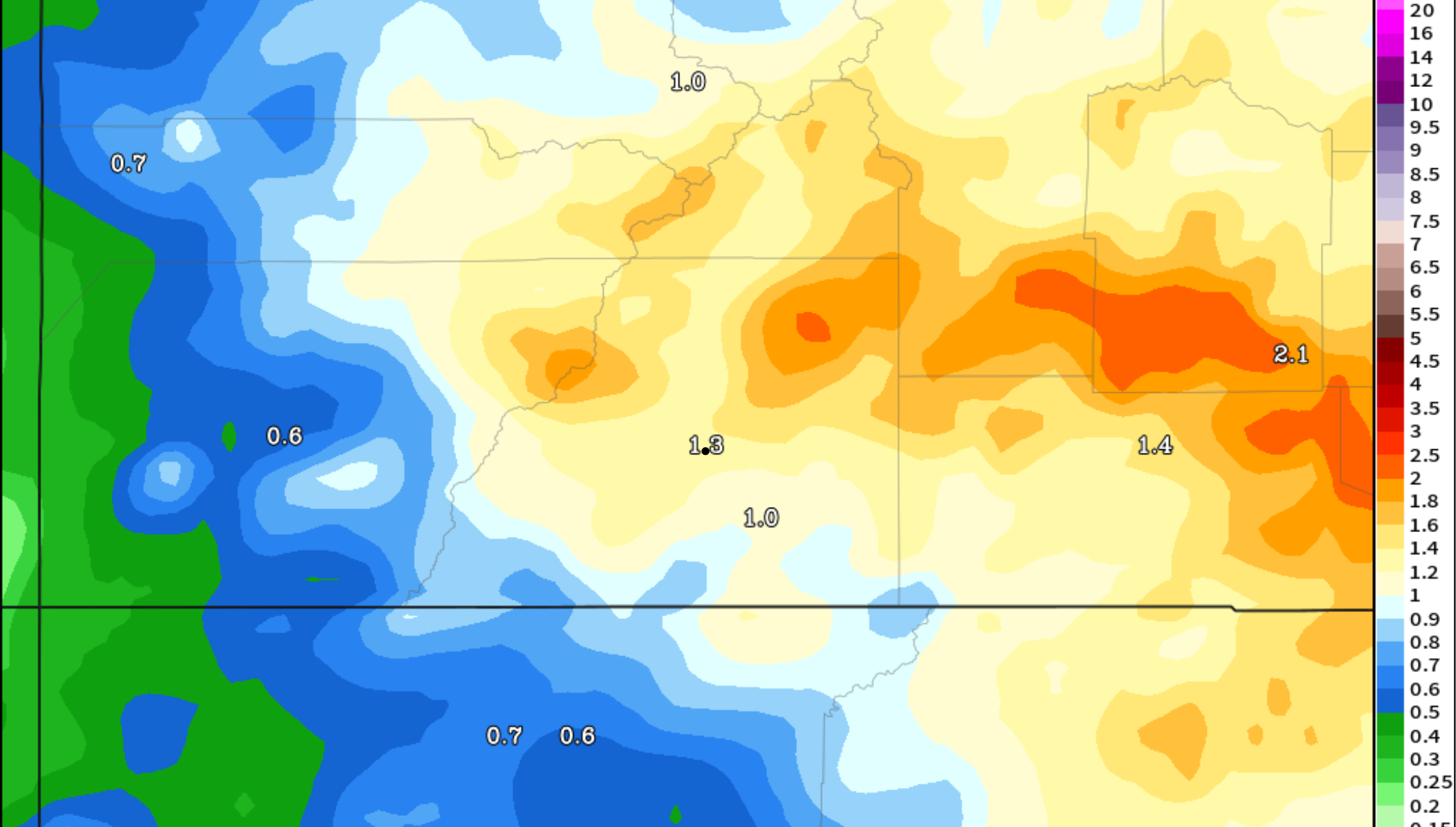 Saturday Quick Model Update – Durango Weather Guy