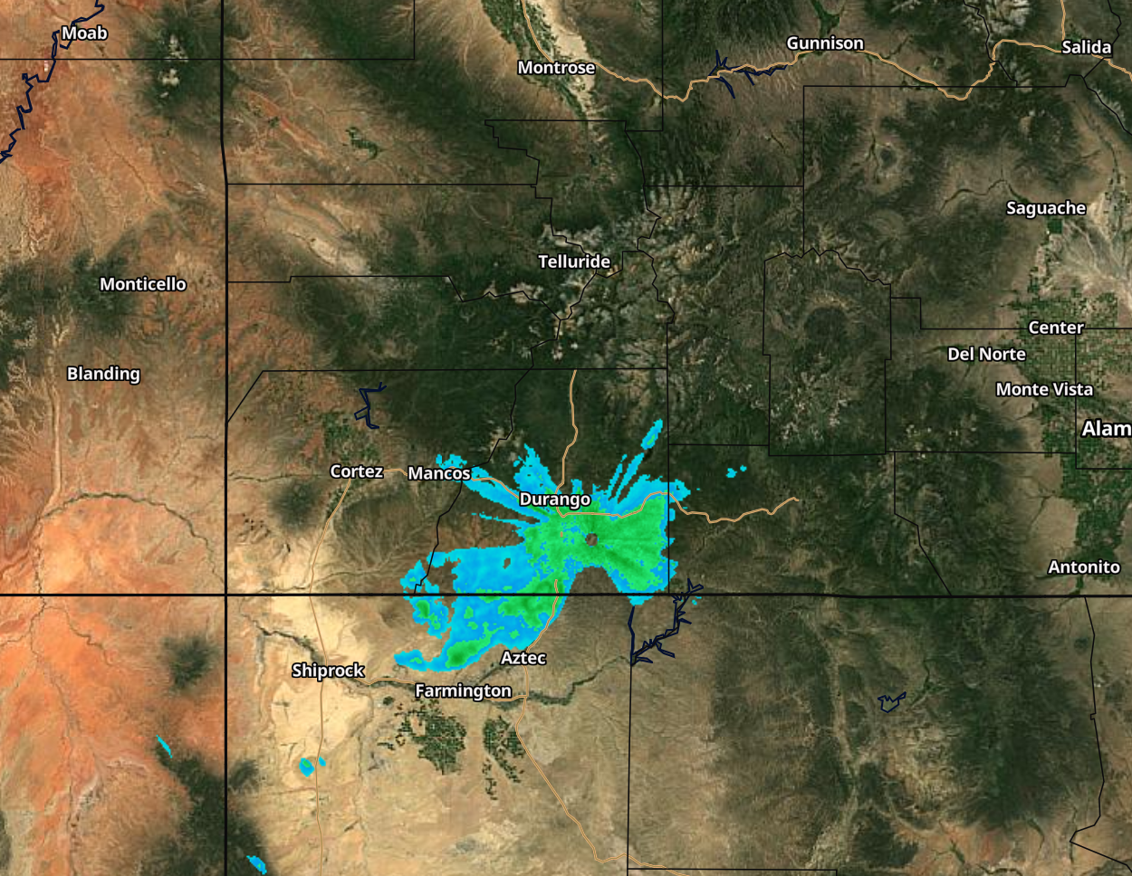 Radar Update – Durango Weather Guy